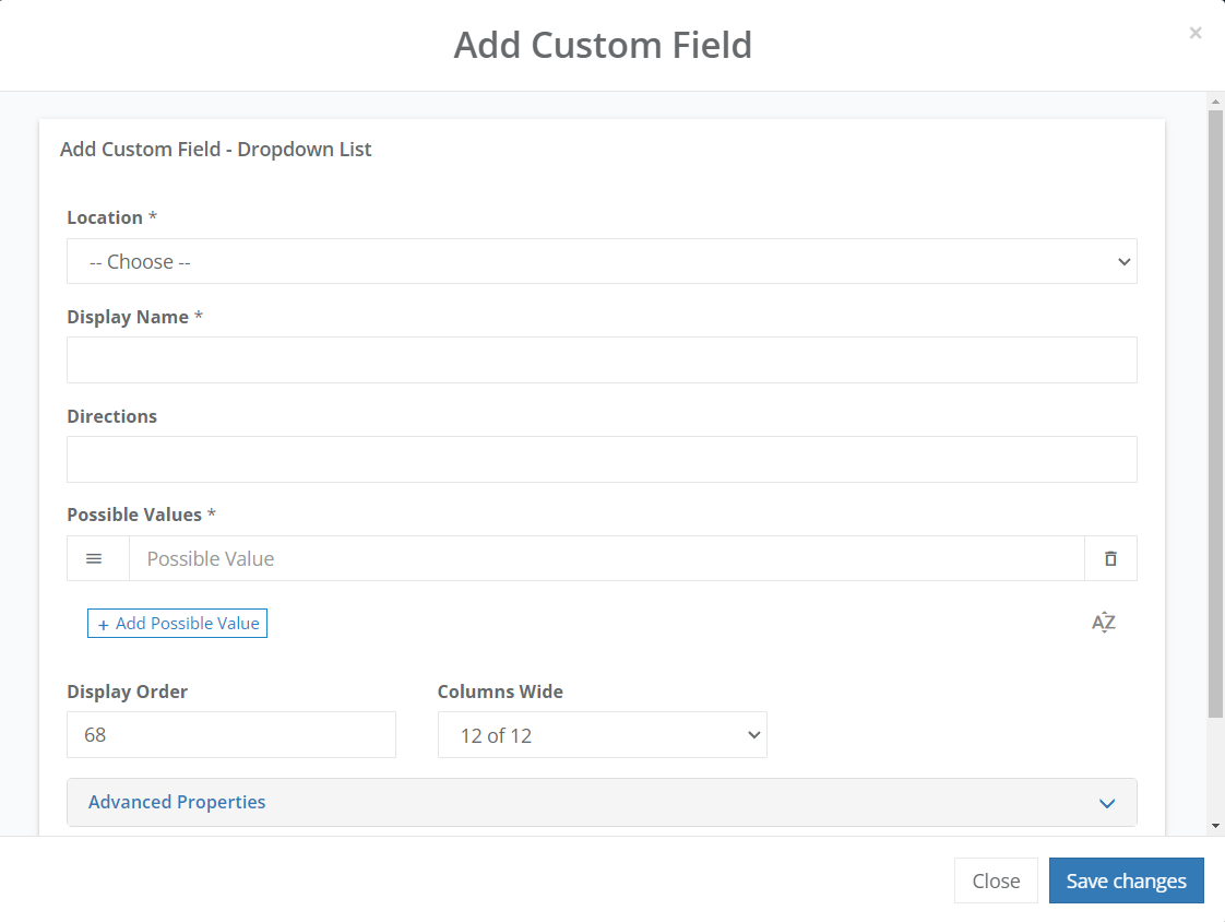 Lead Custom Fields - Adding / Editing / Removing – Docket Launch