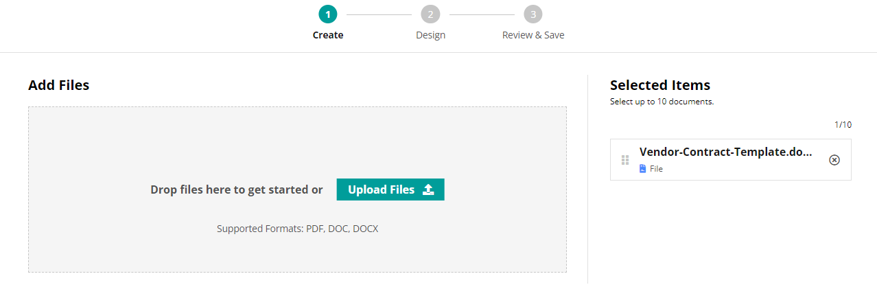 Creating Vinesign Templates for Lead Docket – Docket Launch